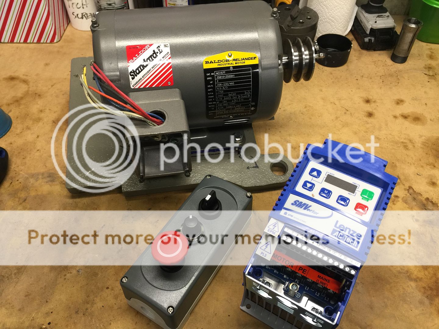 South Bend Lathes | South Bend 13 - VFD & 3-Phase Motor Installation ...