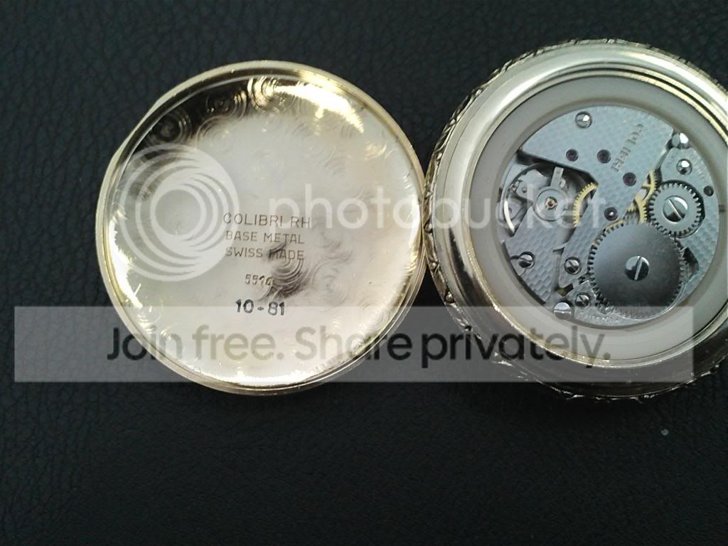 FS:*Sold* Colibri Hunting Case Pocket Watch Unitas 6376 | WatchUSeek ...